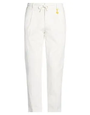 MANUEL RITZ Tapered Casual Pants White