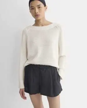 Everlane Linen Flowy Shorts - Black