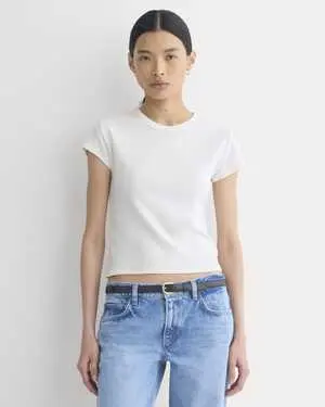 Everlane Retrosoft Cotton Crew Neck T-shirt - Bone