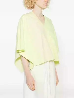 PSOPHIA Short-sleeved V-neck T-shirt - Yellow