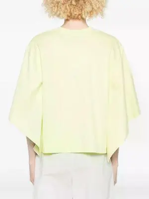 PSOPHIA Short-sleeved V-neck T-shirt - Yellow