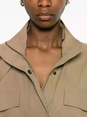Brunello Cucinelli Flap-pocket Maxi Dress - Neutrals