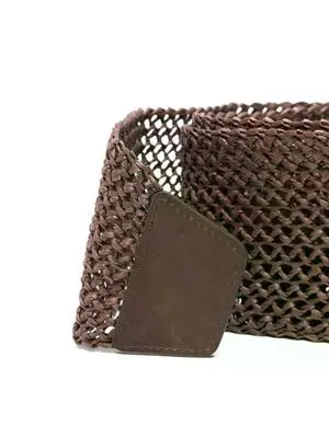 Antonelli Firenze Braided Woven Belt - Brown