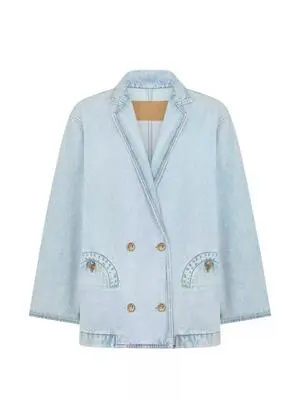 BLAZÉ MILANO Cory Double-breasted Jacket - Blue