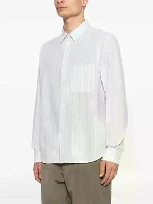 SAMSOE SAMSOE Saryan J Striped Shirt - Blue