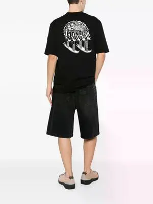 Moncler Logo-embroidered T-shirt