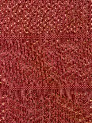 Max Mara Knitted Skirt - Red