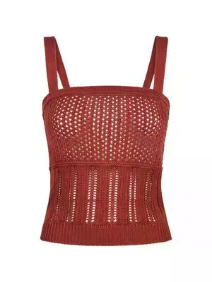 Max Mara Sleeveless Knitted Top