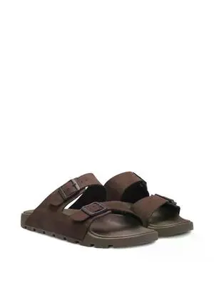 BOSS Buckle-strap Sandals - Brown
