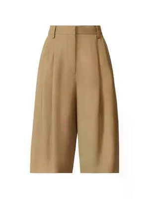 Fabiana Filippi Pleated Shorts - Brown