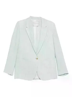 FORTE_FORTE Single-breasted Blazer - Blue