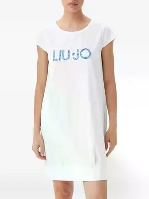 Liu Jo Logo-print Mini Dress - White