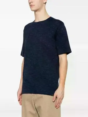 Woolrich Crew-neck Knitted T-shirt - Blue