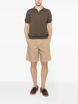 Zegna Pleated Shorts - Neutrals