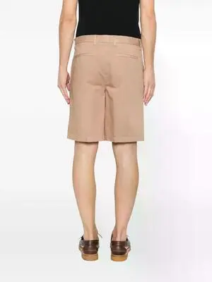 Zegna Pleated Shorts - Neutrals