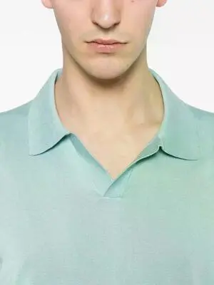 Tagliatore Keith V-neck T-shirt - Blue