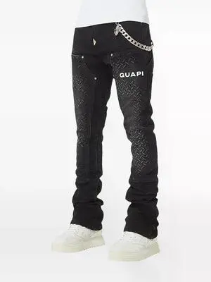 GUAPI Textured Carpenter Jeans