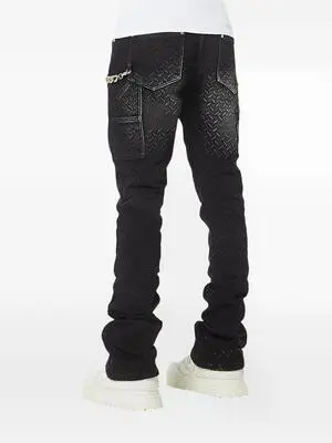 GUAPI Textured Carpenter Jeans