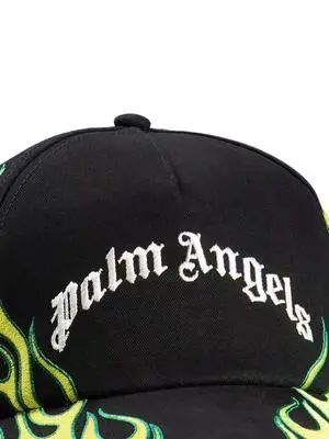 Palm Angels Flames Logo Cap