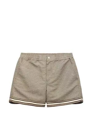 CHÉ STUDIOS Lucena-print Swim Shorts - Neutrals