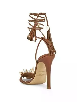 ALAMEDA TURQUESA Nassau Heeled Sandals - Brown