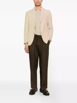 LUIGI BIANCHI Buttoned Single-breasted Blazer