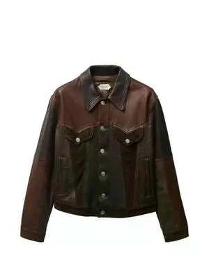 Versace Colour-block Jacket - Brown