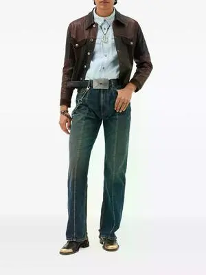 Versace Colour-block Jacket - Brown