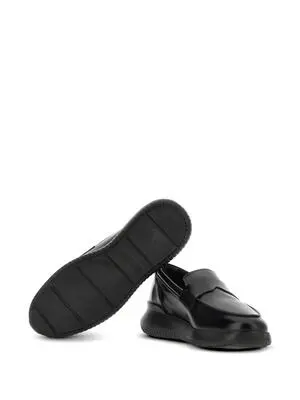 Hogan Cube Platform Loafers