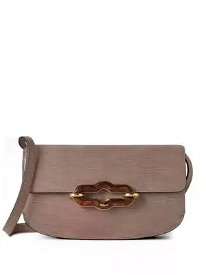 Mulberry Flap-top Cross Body Bag - Brown