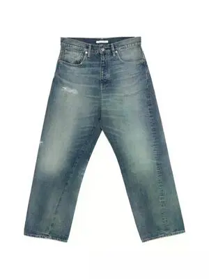 SUNFLOWER Twisted Distressed Jeans - Blue