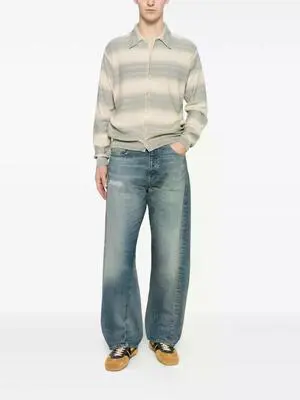 SUNFLOWER Twisted Distressed Jeans - Blue