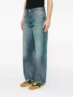 SUNFLOWER Twisted Distressed Jeans - Blue