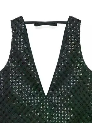 Dorothee Schumacher Sequined V-neck Top