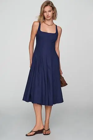 Maeve Tarryn Fit & Flare Midi Dress - Eclipse