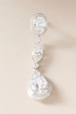 Nadri Crystal Drop Earrings