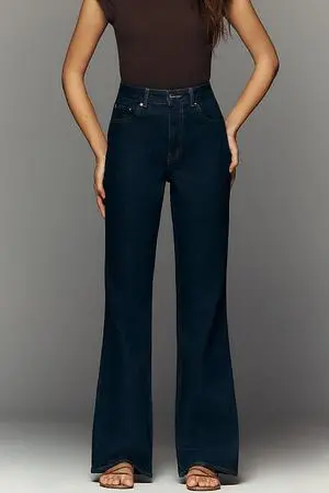 ALIGNE Straight Flare Leg Jeans - Indigo