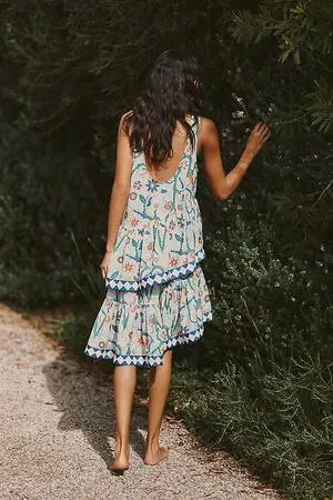 CELANDINE Casa Batillo Tiered Dress