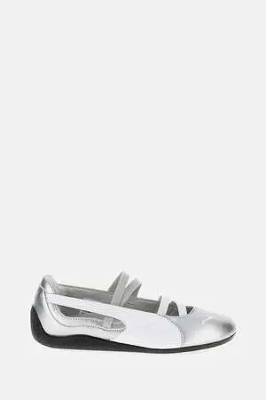 PUMA Speedcat Ballet Metallic Ballerina Sneakers - Silver