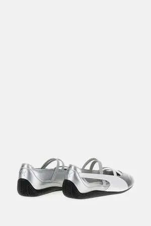 PUMA Speedcat Ballet Metallic Ballerina Sneakers - Silver