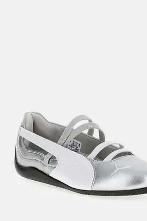 PUMA Speedcat Ballet Metallic Ballerina Sneakers - Silver