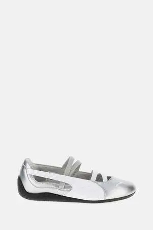 PUMA Speedcat Ballet Metallic Ballerina Sneakers Silver