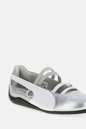 PUMA Speedcat Ballet Metallic Ballerina Sneakers - Silver