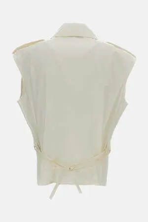 DURAZZI MILANO Sleeveless Cotton Top