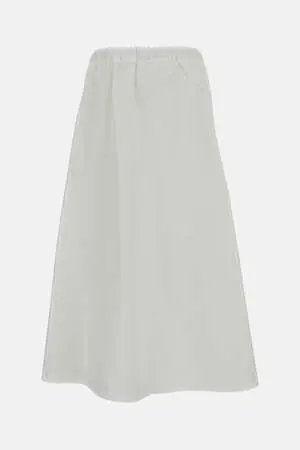 META CAMPANIA COLLECTIVE Long Flared Cotton Skirt