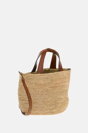 IBELIV Mirozy Raffia Bag - Beige