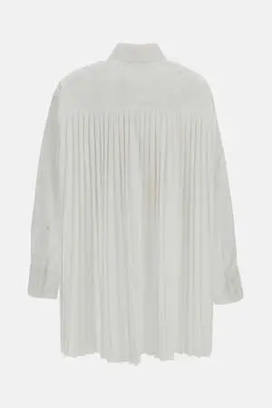Sportmax Medium-fruit Shirt Dress - White
