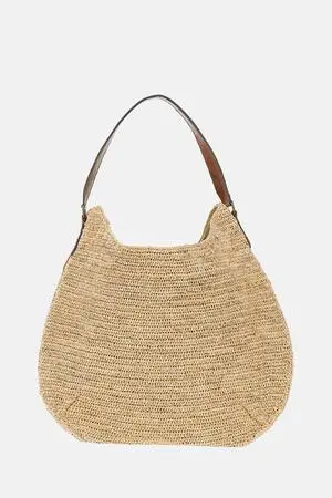 IBELIV Meva Raffia Bag - Beige