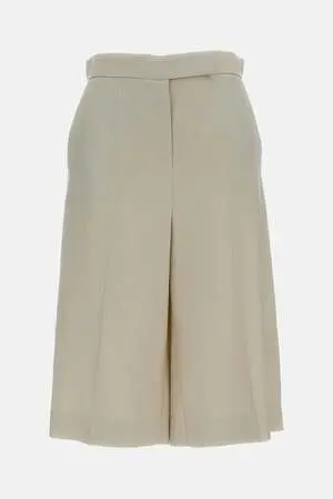 Max Mara Linen Twill Bermuda Shorts