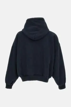 Rhude Printed Cotton Hoodie - Blue